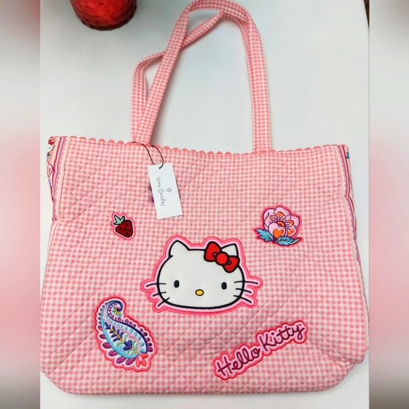 Vera Bradley | Bags | Vera Bradley Hello Kitty Large Tote Bag Nwt ...